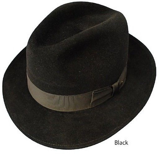 Dobbs Fedora - Steve Harvey Collection - The Waverly - Size 7 1/8 - Bl ...